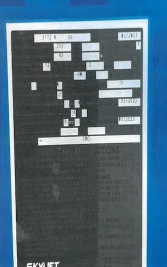 Skylift Parts Department Requests | Skylift